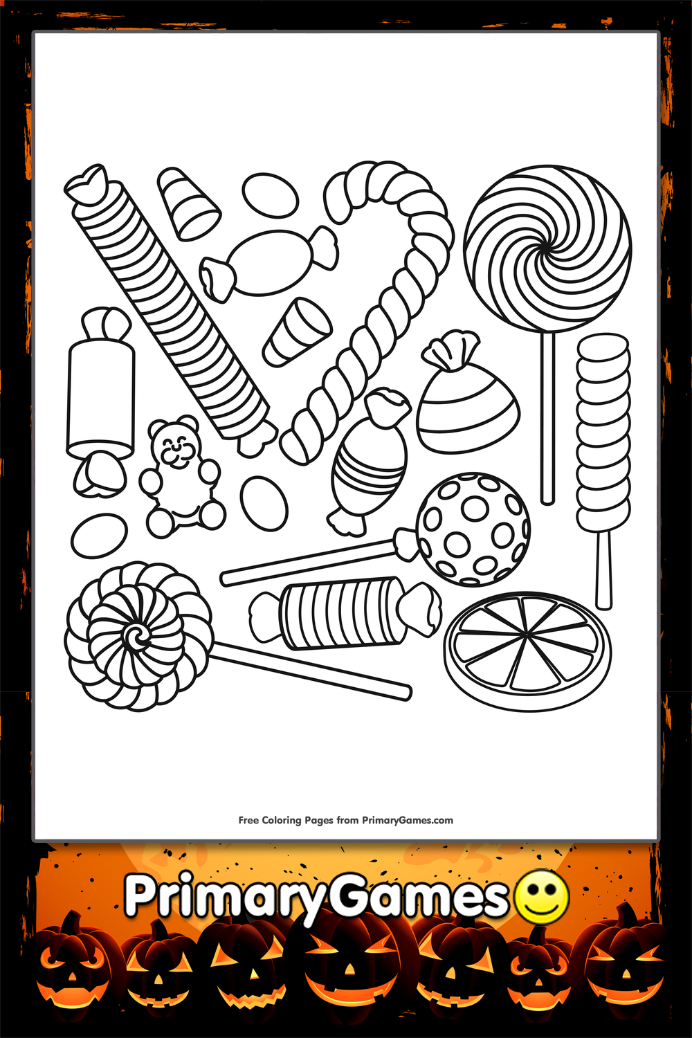 Coloring Pages For Halloween Safety Game [2025]