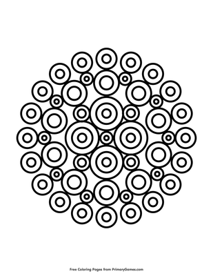 circle coloring pages for kids