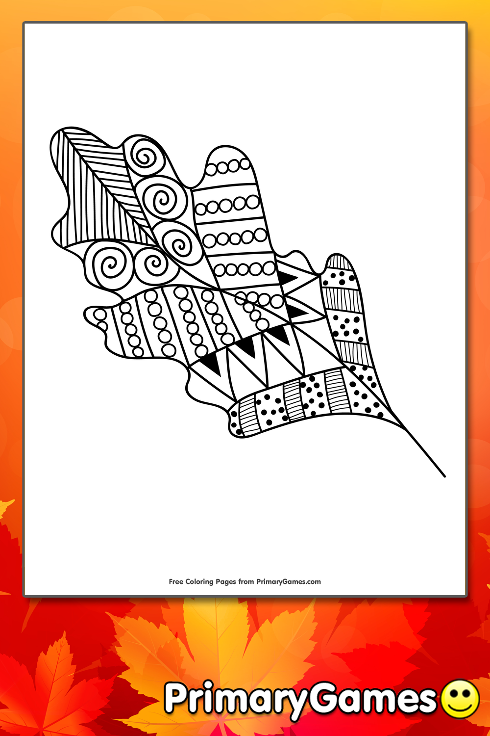 Oak Leaf Coloring Pages Eastern Black Oak Leaf Coloring Page