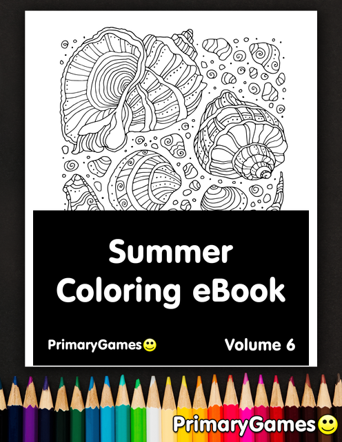 Summer Coloring eBook: Summer Coloring eBook: Volume 6 • FREE Printable ...